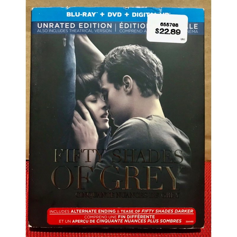 FIFTY SHADES OF GREY - Blu-Ray + DVD (Unrated Edition) | Shopee Philippines