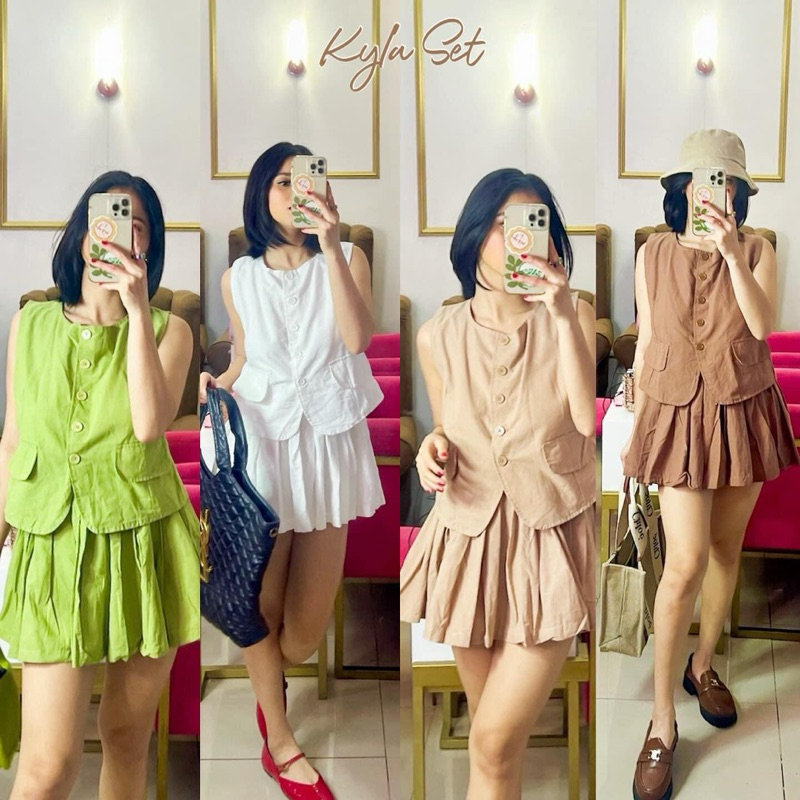 PBC KYLA SET (Cotton Linen) | Shopee Philippines