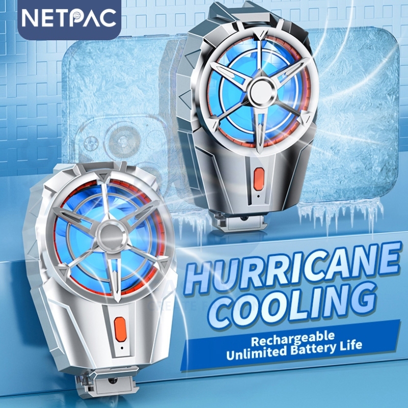 NETPAC Phone Cooler X52 Wireless Fan Cooler Gaming Radiator Portable ...