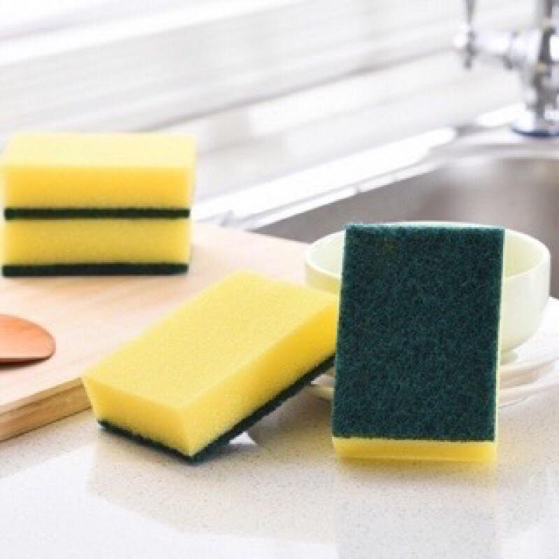sponge scourer Multipurpose Cleaning Scrub Kitchen Dish Scrubber Wash ...