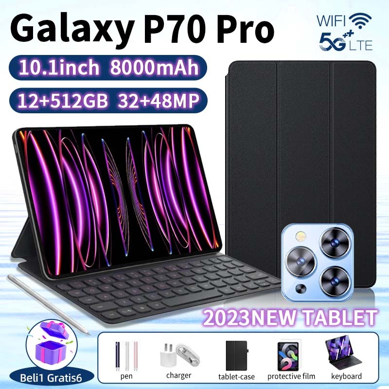 Galaxy P70 Pro tablet 11.6inch 16GB+512GB tablet for kids 8800mAh 5G ...