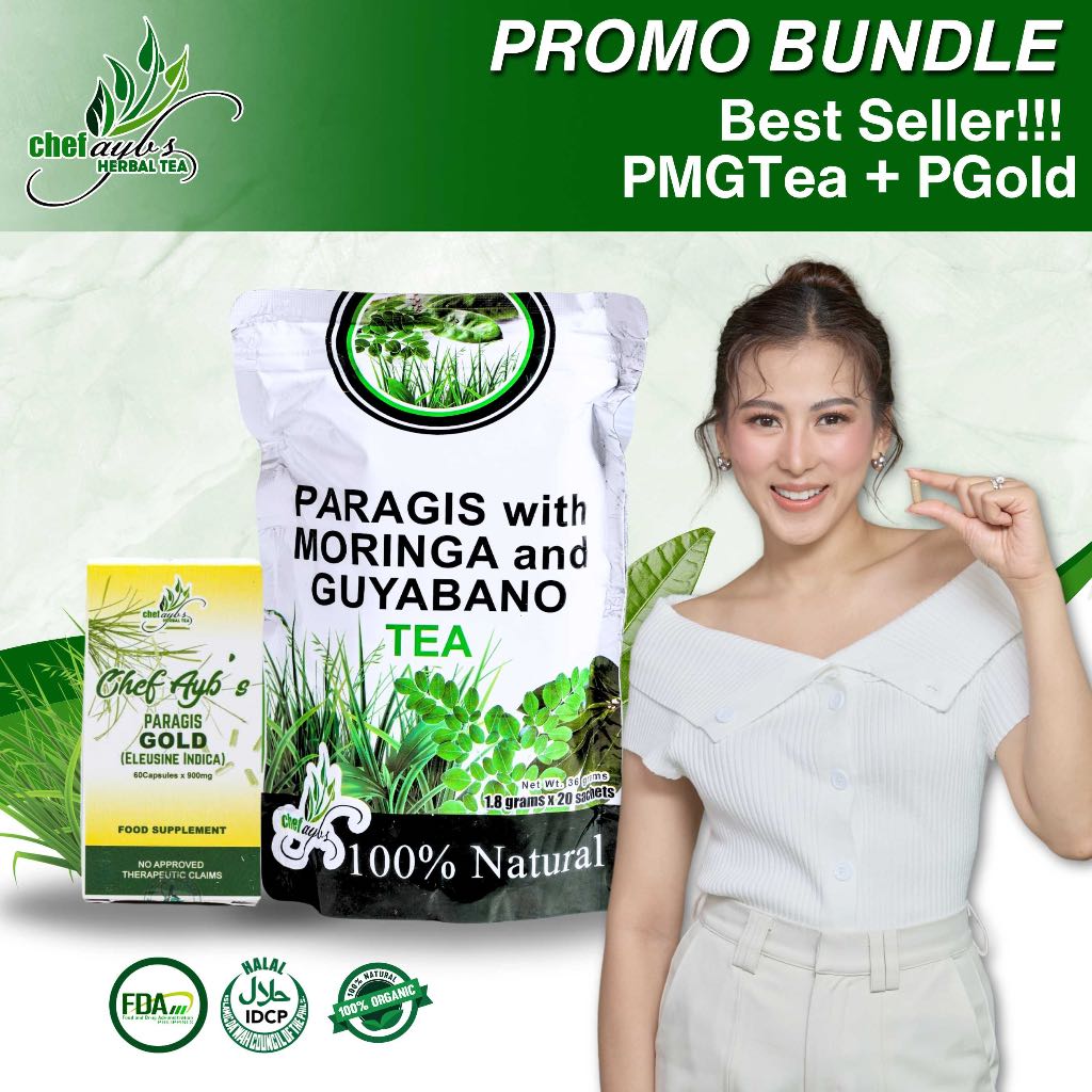 Chef Ayb's Power Bundle|| Paragis with Moringa and Guyabano Tea and ...