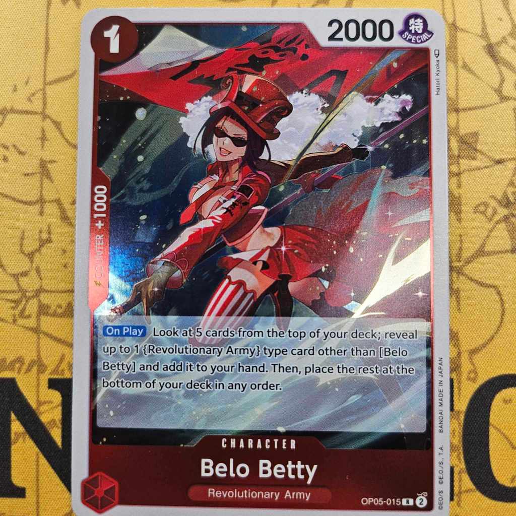 One Piece TCG [ENGLISH] OP05-015 R Belo Betty [ENGLISH VERSION] | Shopee Philippines