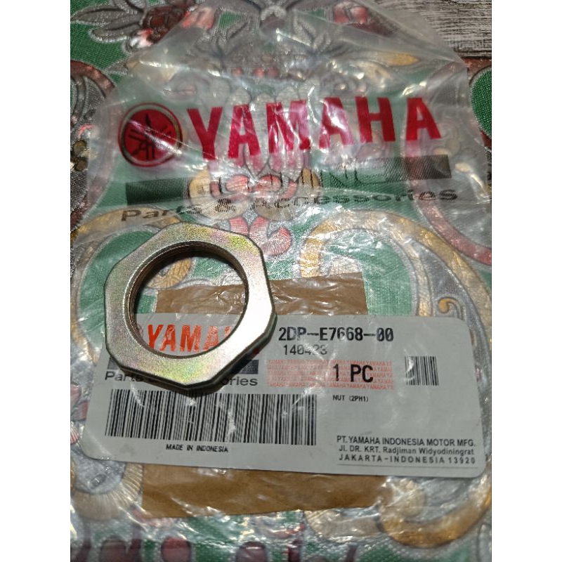 NUT TORQUE DRIVE NMAX V1 V2/AEROX V1 V2 YAMAHA GENUINE (2DP-E7668-00 ...