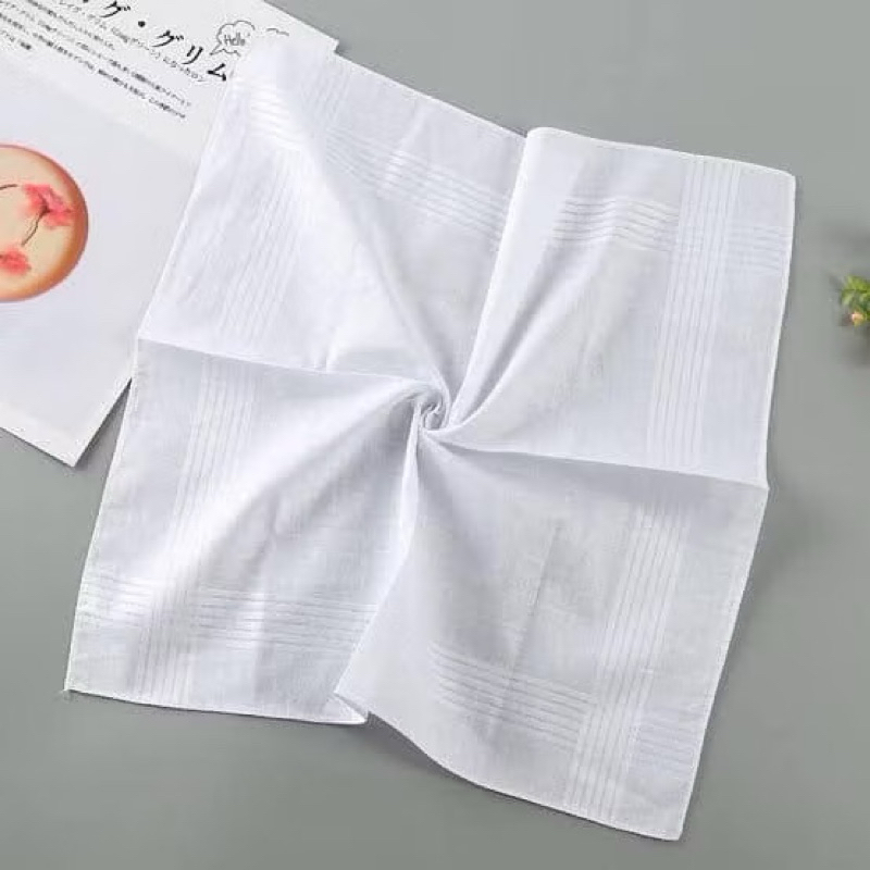 White hanky makapal (good forInspection) | Shopee Philippines