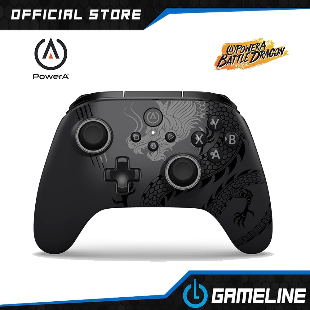 PowerA Wireless Battle Dragon Controller for PC - Black Glossy | Shopee ...