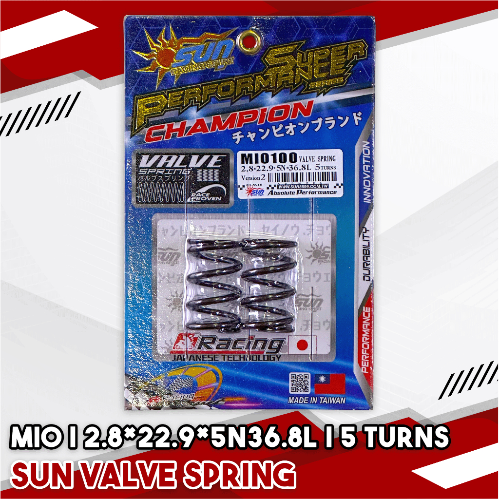 SUN VALVE SPRING FOR MIO 5 TURNS/NMAX V1 | Shopee Philippines