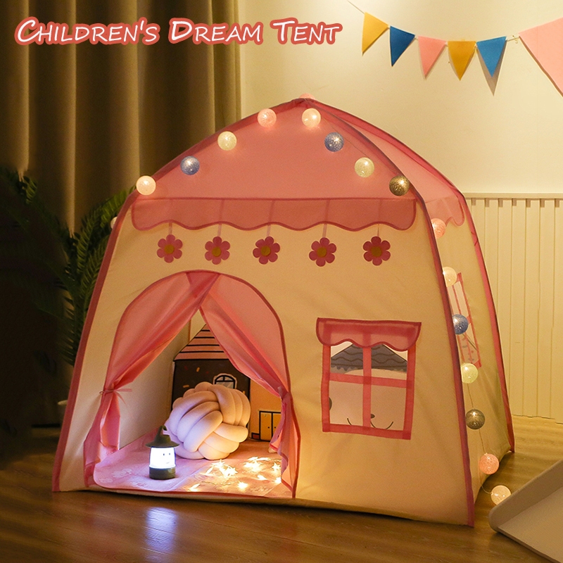 Princess children's tent toy play oversized tent game house foldable ...