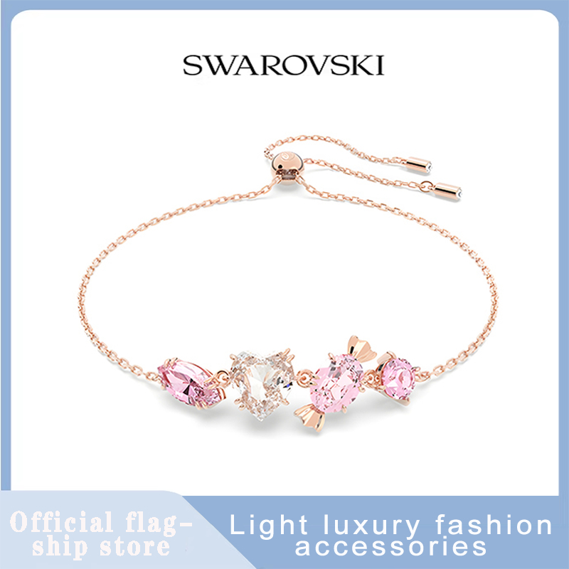 Swarovski sparkling dance bracelet jewelry collection Rose gold finish ...