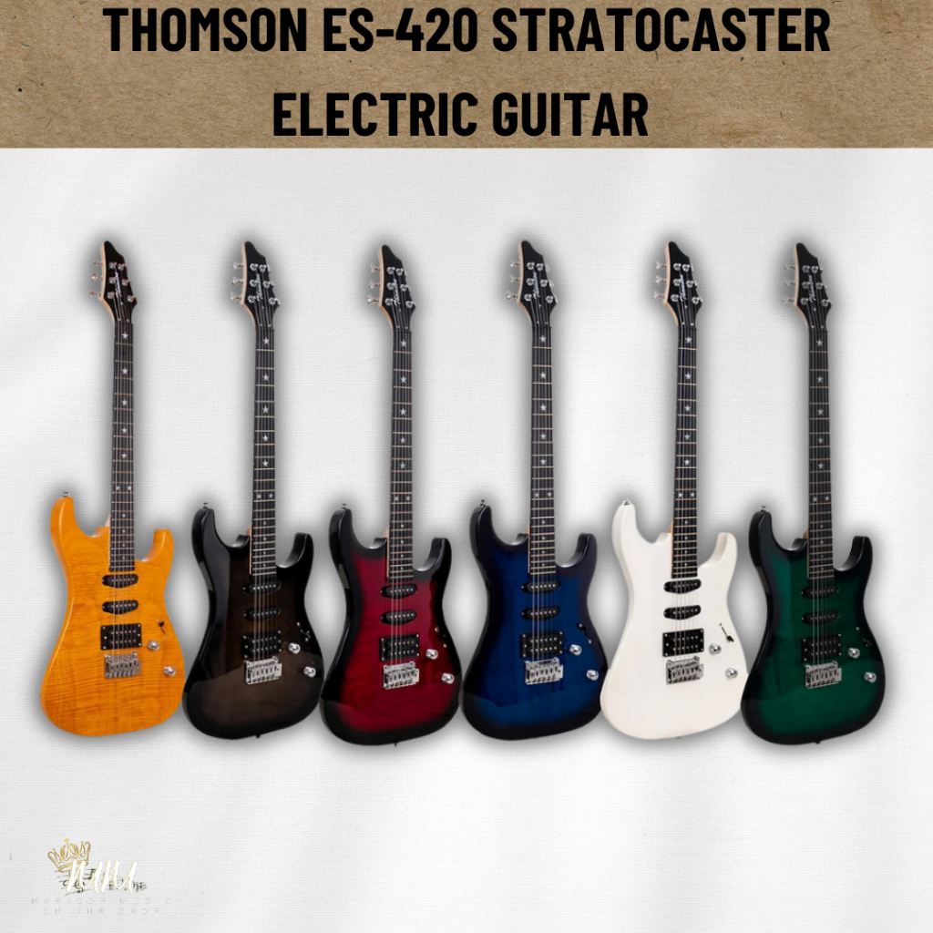 THOMSON ES420 ELECTRIC GUITAR WITH ACCESORIES | Shopee Philippines