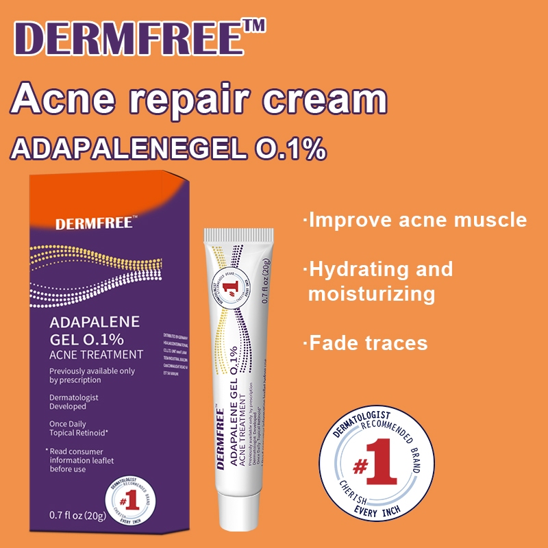 DERMFREE Acne Treatment Pimple Remover Psoriasis Cream Dermatitis ...