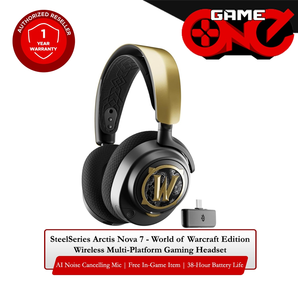 SteelSeries Arctis Nova 7 World of Warcraft Edition Wireless Multi ...