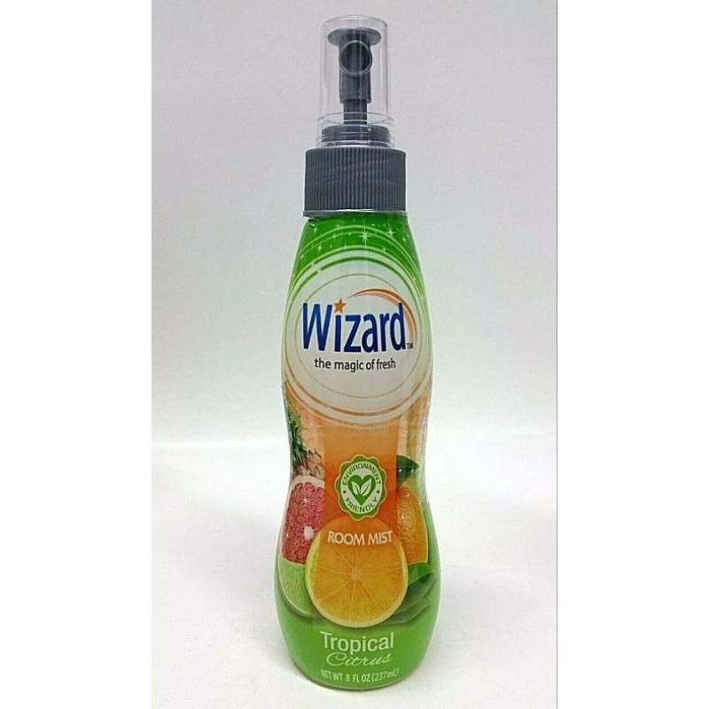 Wizard Air Freshener Room Spray Tropical Citrus 237mL | Shopee Philippines