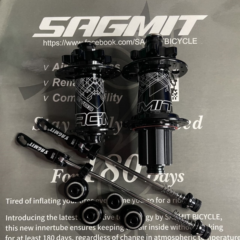 SAGMIT EVO3 GRAVEL/ROAD SEALED BEARING BLACK HUB 28HOLES GERMAN AL6061 ...