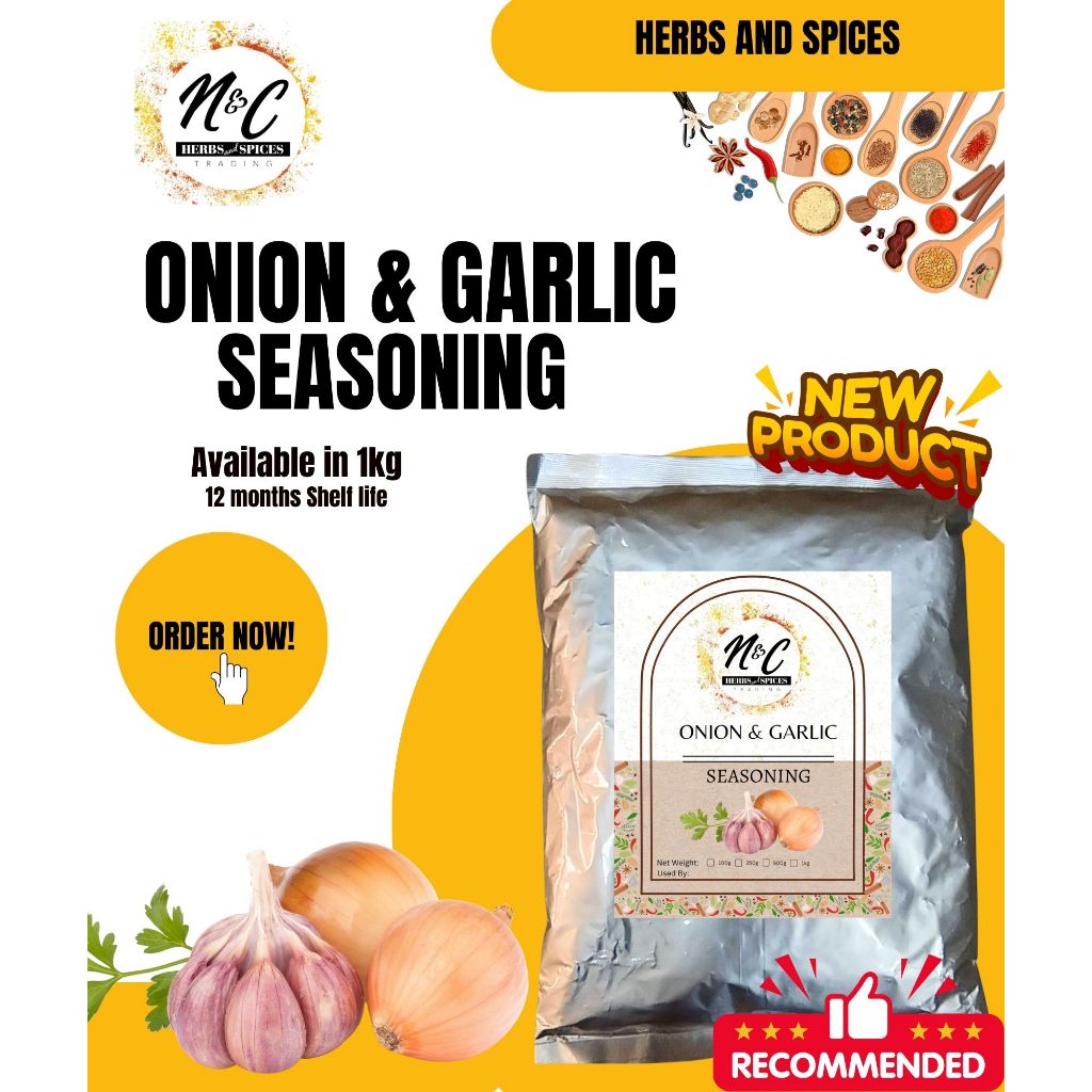 Onion & Garlic Seasoning 100grams 250grams 500grams 1kilogram | Shopee ...