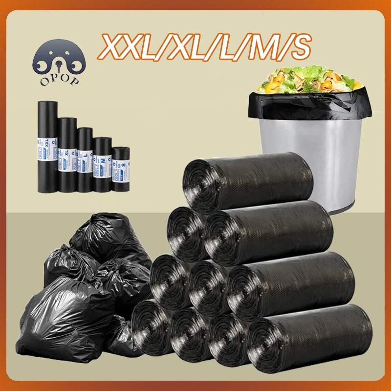 Garbage Bag Black Large -Capacity Thick Plastic Bag House Kitchen ...