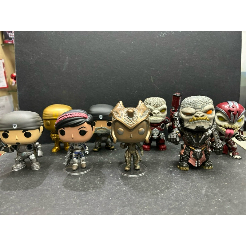 Funko Pop Gears of War - Marcus Fenix, Kait Diaz, General Raam, Skorge ...