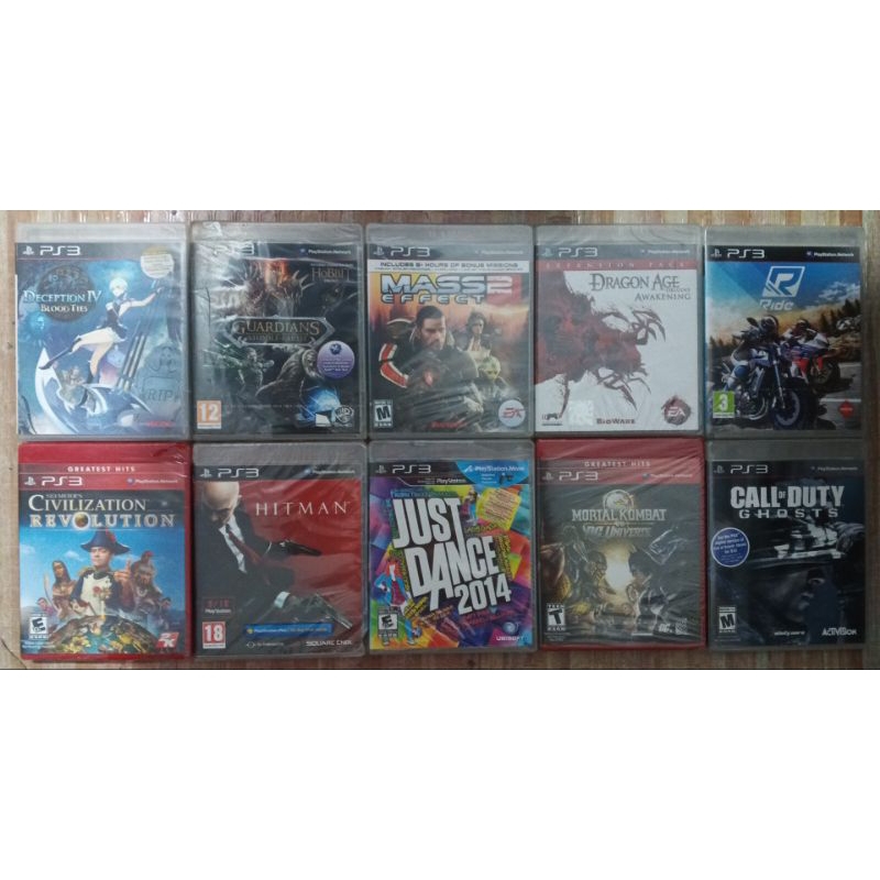 PS3 PlayStation 3 Games Brand New, Sealed SET 1 (PABASA PO NG INFO SA BABA) | Shopee Philippines