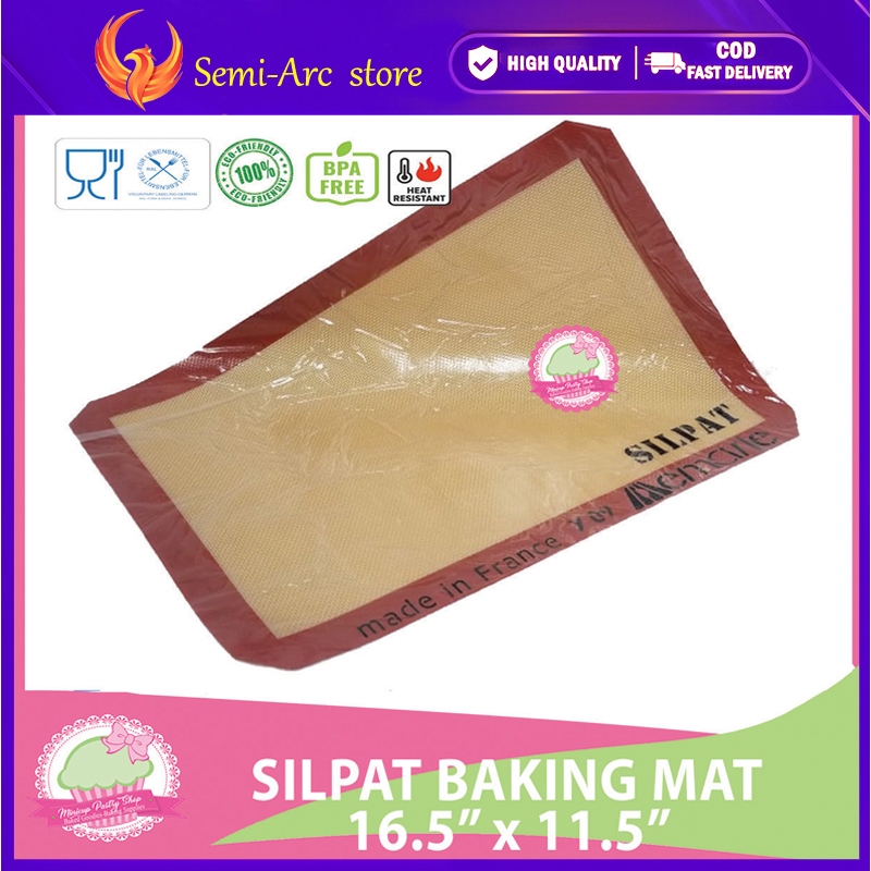 MPS | Baking Mat - Silpat Silicon Mat Non-Stick 16.5 x 11.5 inches ...