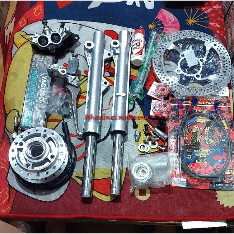 Front disc conversion set smash / Wave / shooter ( No Tabas Cowling ...