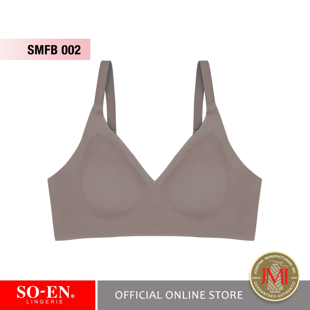 SO-EN Iris Seamless Bonded Full Coverage Bra | Shopee Philippines