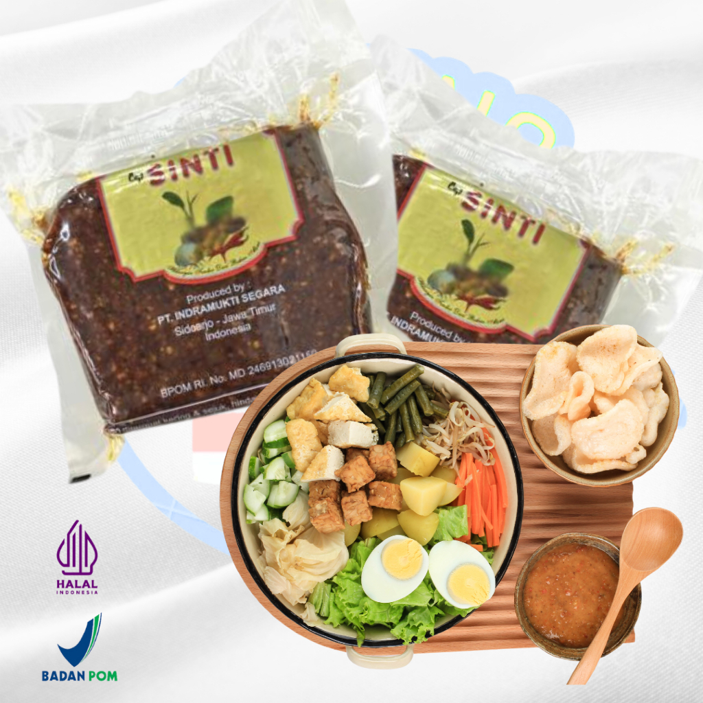 Indonesian Sambel Pecel Sinti 100g Authentic Indonesia Traditional ...