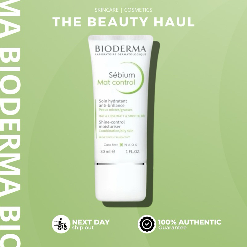 Bioderma Sebium MAT Control Anti-Shine Moisturizer (30ml) | Shopee ...