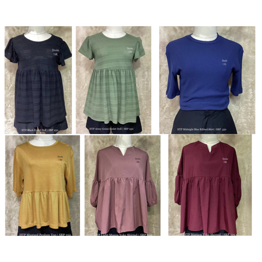 HTP Clothing Tops Collection 1st | Shopee Philippines