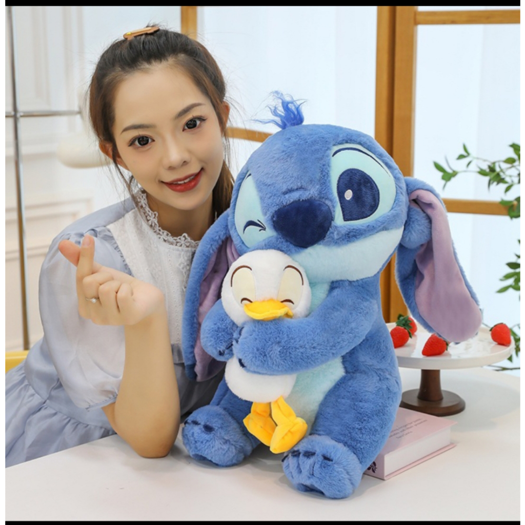 Hug Duck Duck Stitch Cartoon Stitch Doll Creative Little Duck Stitch ...