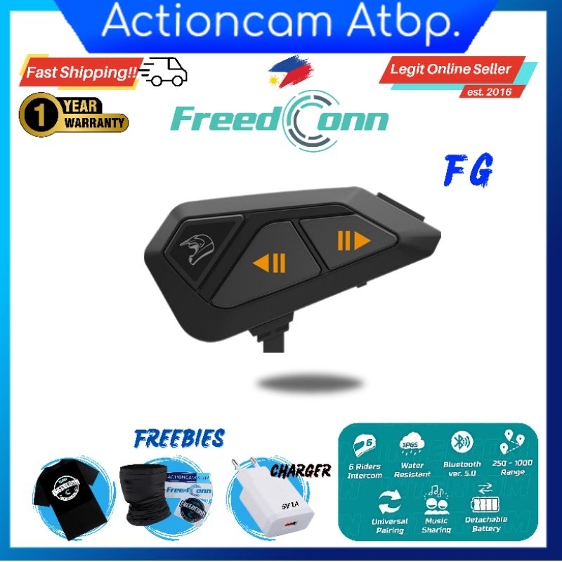 FreedConn FG Motorcycle Helmet Bluetooth Intercom | Shopee Philippines