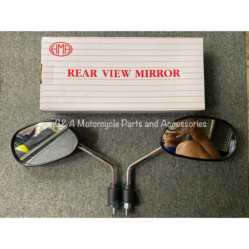 HMA Original Side Mirror Chrome Stem No Grado Honda/Yamaha | Shopee ...