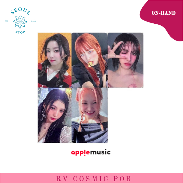 [POB/LUCKY DRAW] RED VELVET COSMIC ALBUM PRE-ORDER BENEFIT LD PHOTOCARD ...