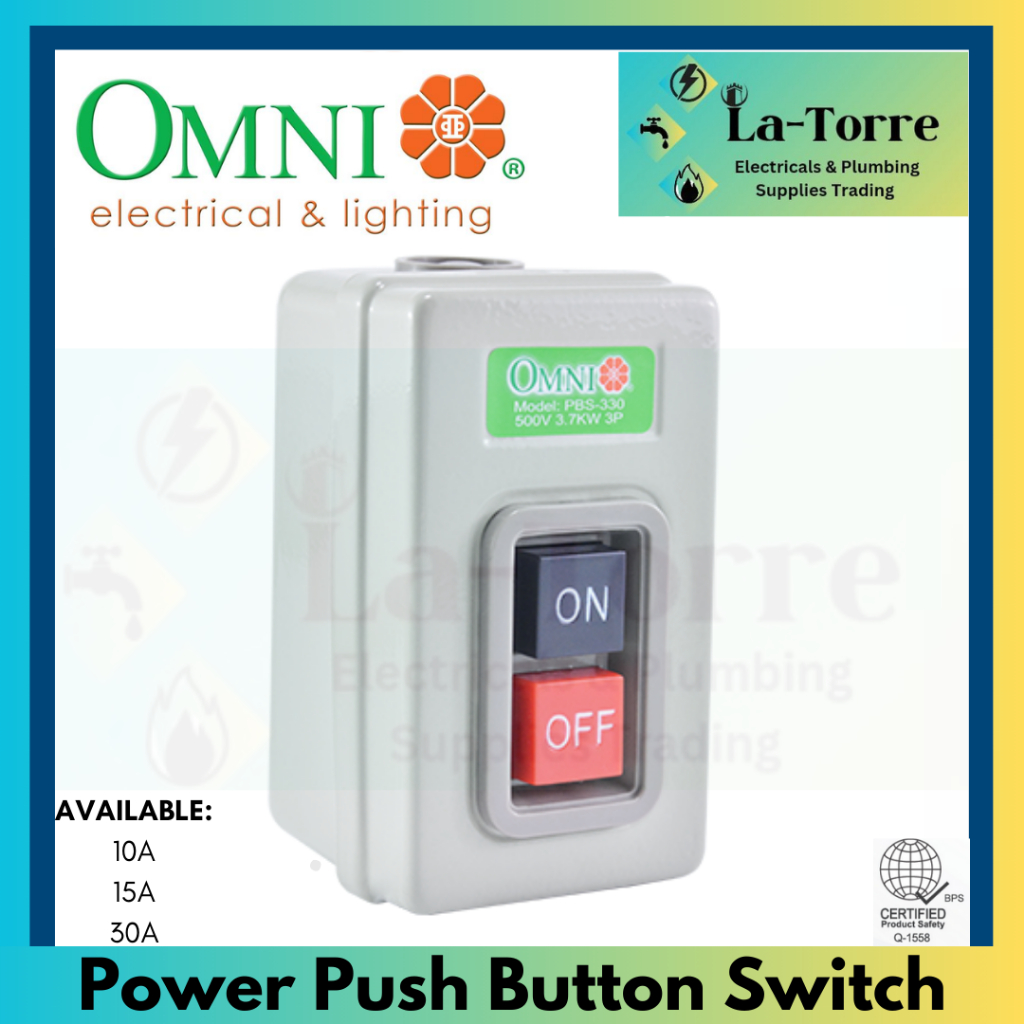 Power-Push Button Switch for Electric Devices | Shopee Philippines