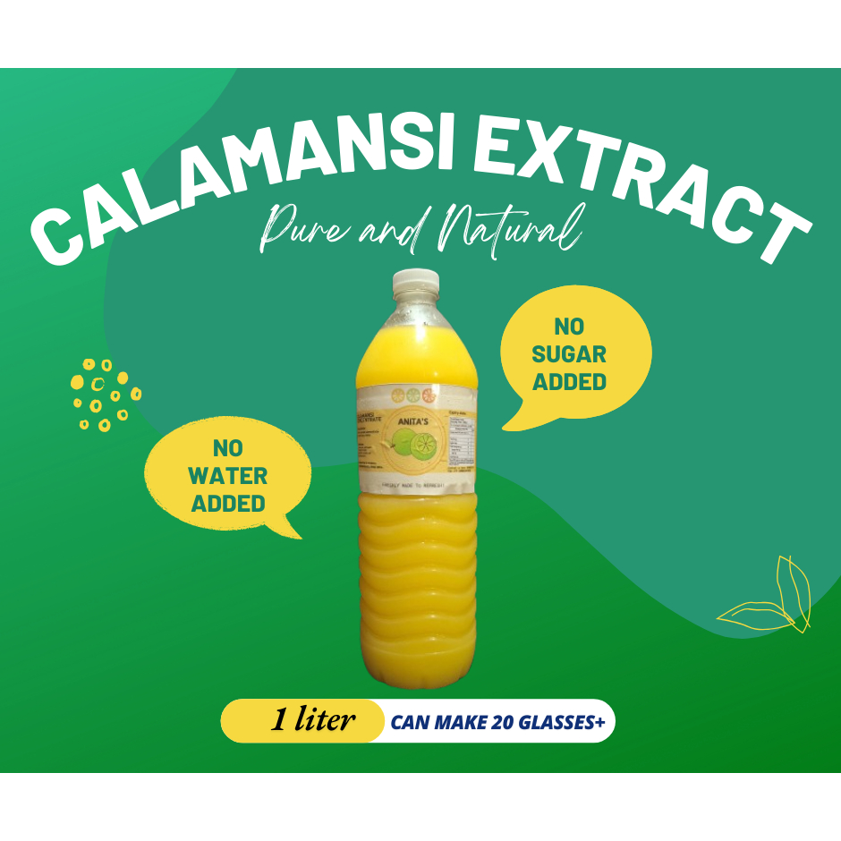 PURE AND NATURAL CALAMANSI CONCENTRATE 1L | Shopee Philippines