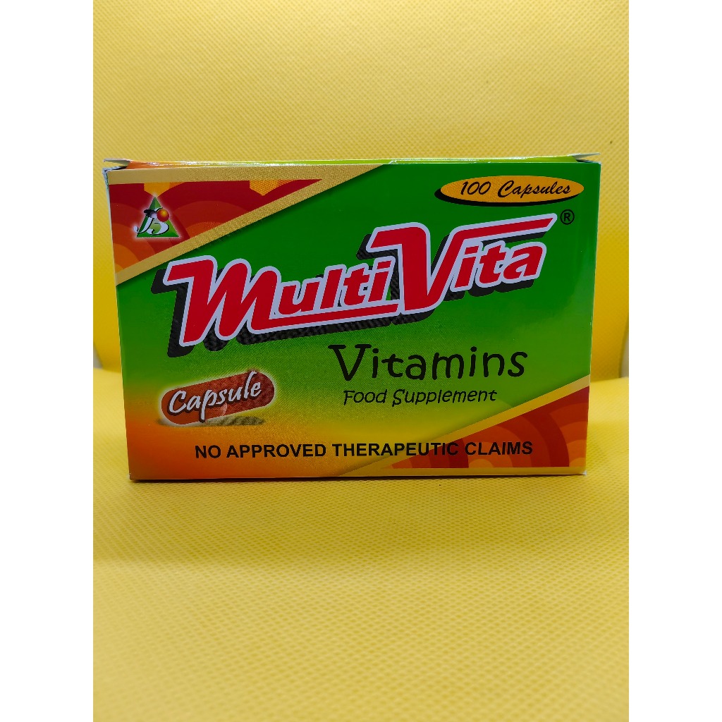 Multivita capsule vitamins Food Supplement 100 tablets | Shopee Philippines