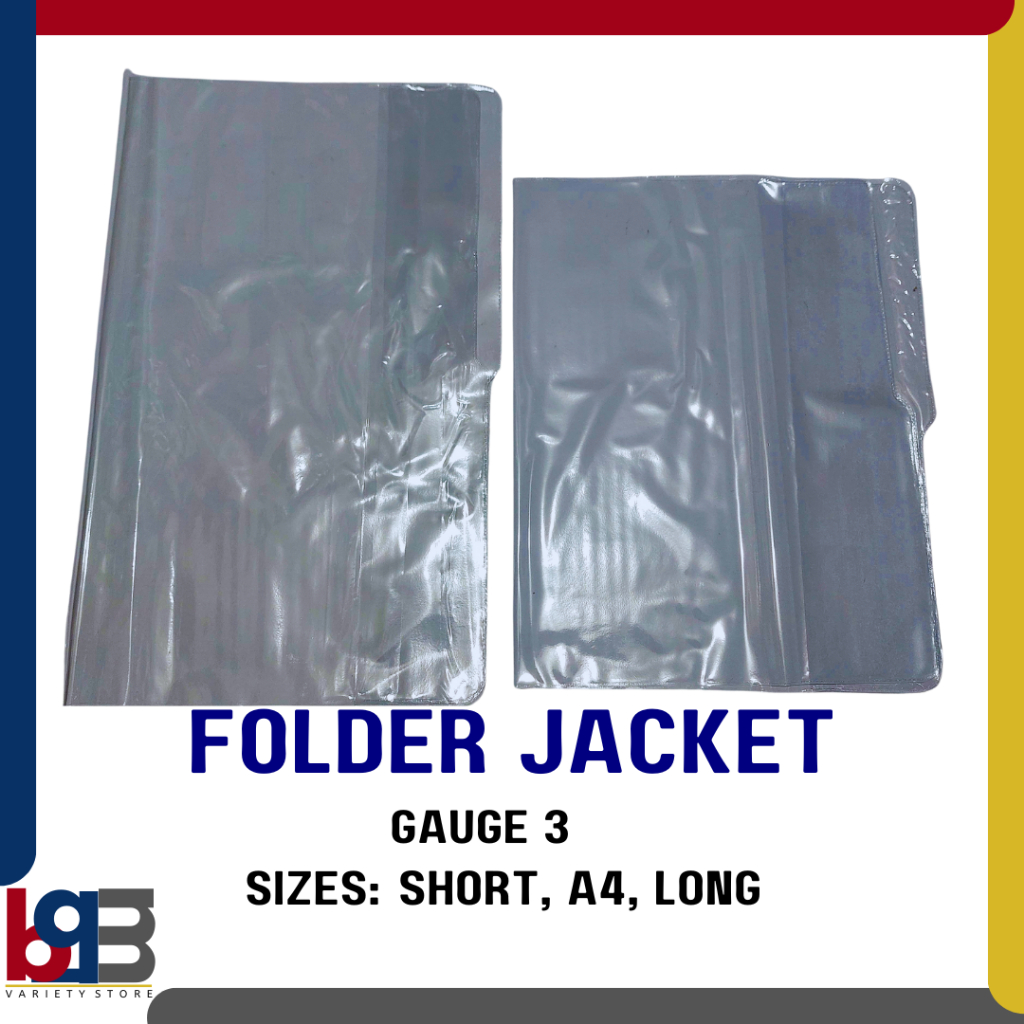 Folder Jacket Long, A4 and Short Sizes (By 10's) | Shopee Philippines