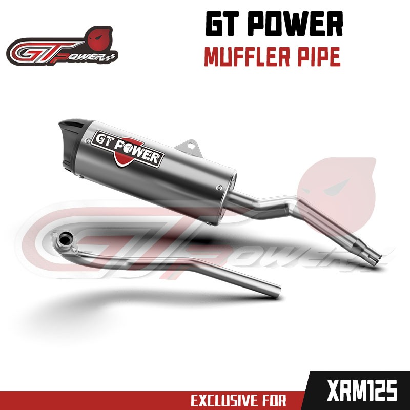 GT POWER Exhaust Power Pipe Set XRM125 Muffler Made In Thailand ...