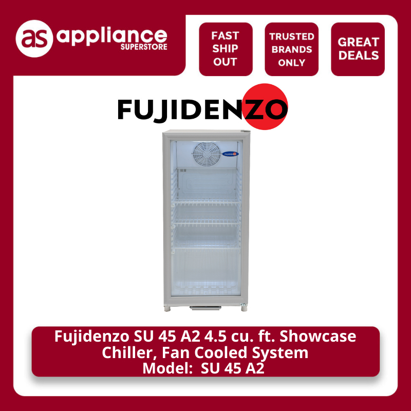 Fujidenzo SU 45 A2 4.5 cu. ft. Showcase Chiller, Fan Cooled System ...