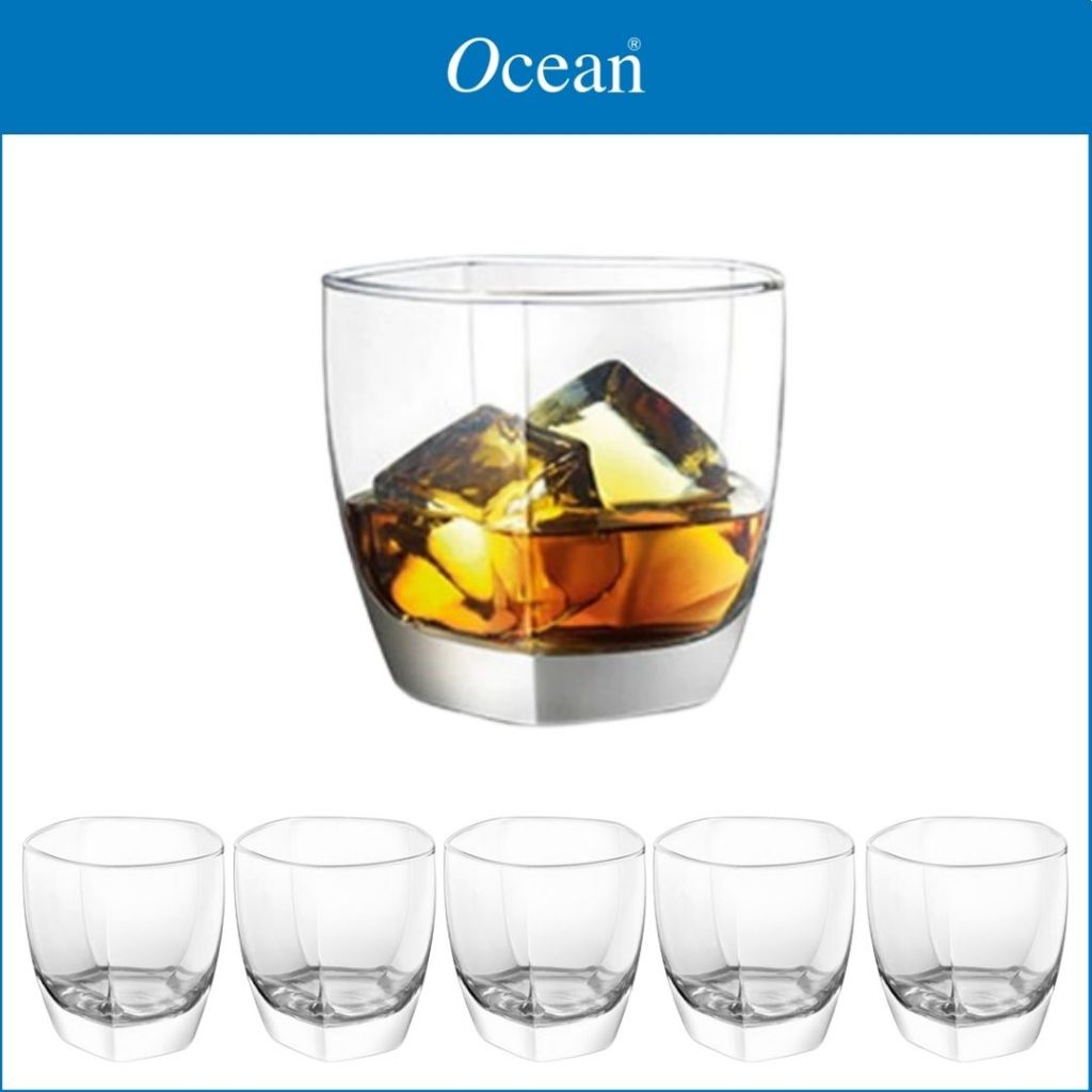 Ocean Glassware Sensation Rock Whisky wine Drinking Glass 205ml ( Set ...
