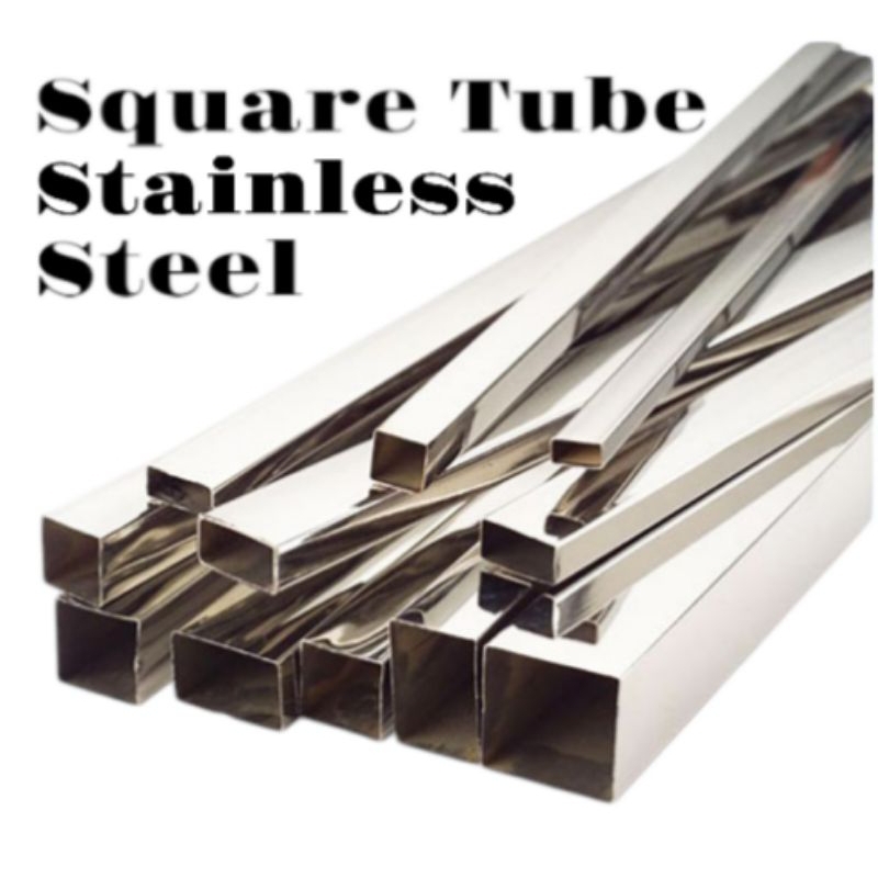Square Tube stainless steel 1 inch SUS304 0.65mm thickness Makapal ...