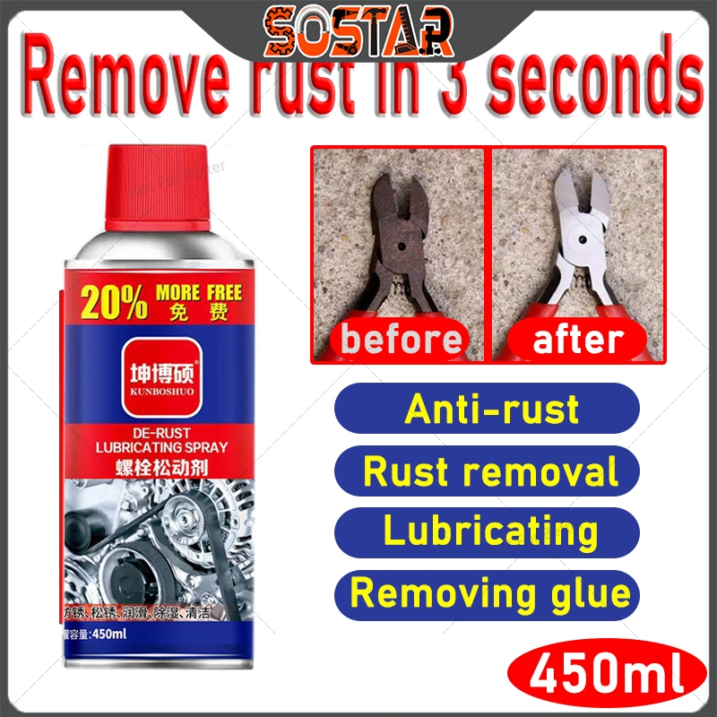 450ml Rust Remover Rust remover for motorcycle and cars Anti-Rust ...