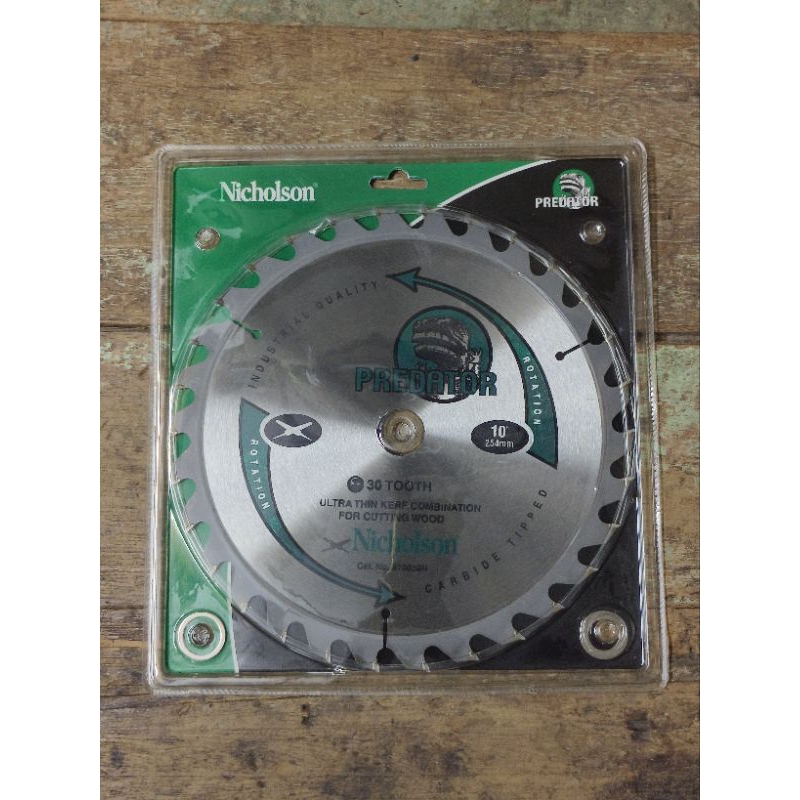 Nicholson Circular Saw Blade 10" x 30T for Wood (Original Nicholson ...