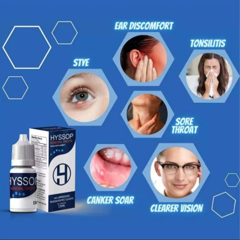 Hyssop Mineral Drops 15ml. | Shopee Philippines