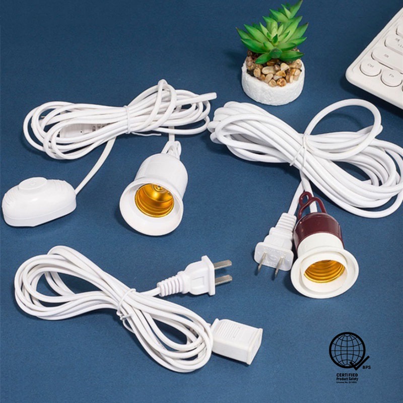 Centrix E27 Lamp Bulb Holder With Switch LED Light Bulb Extension ...