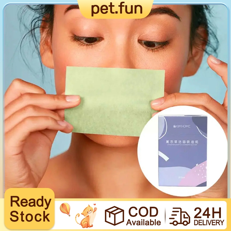 300pcs Portable Oily Skin Face Cleansing Tissue Oil Absorbing Sheets ...