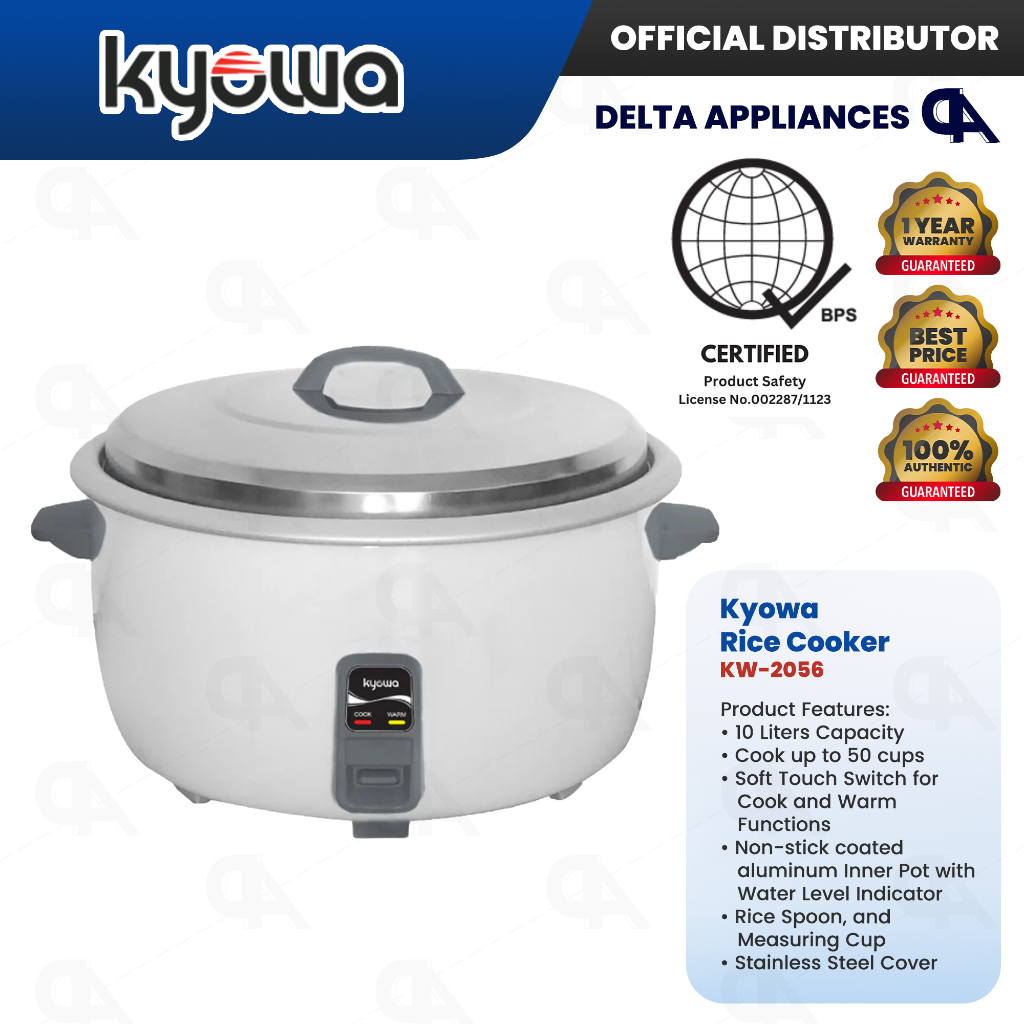 Kyowa Heavy Duty Rice Cooker Commercial Use 10L 50 cups White Original ...