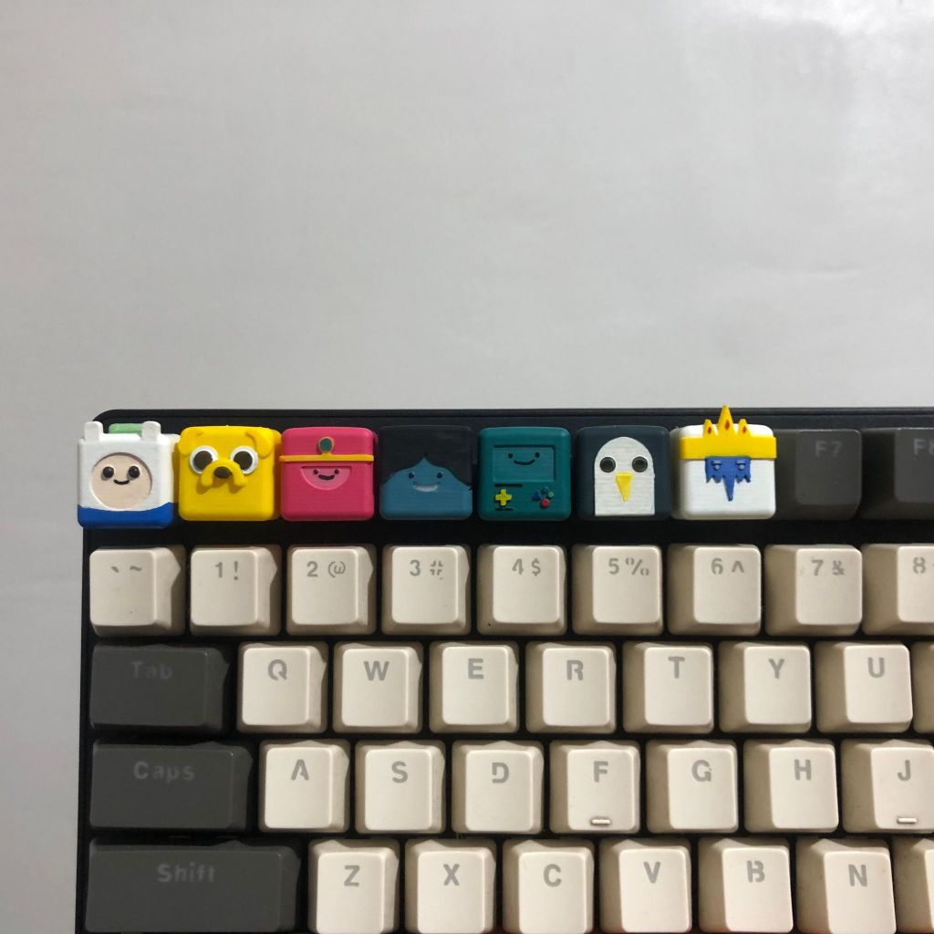 Adventure Time - Artisan Keycaps - Customized Keycaps - Resin 3D ...