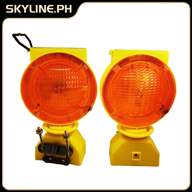 Traffic Barricade Blinking Light Solar Blinker Warning Light LED Road ...