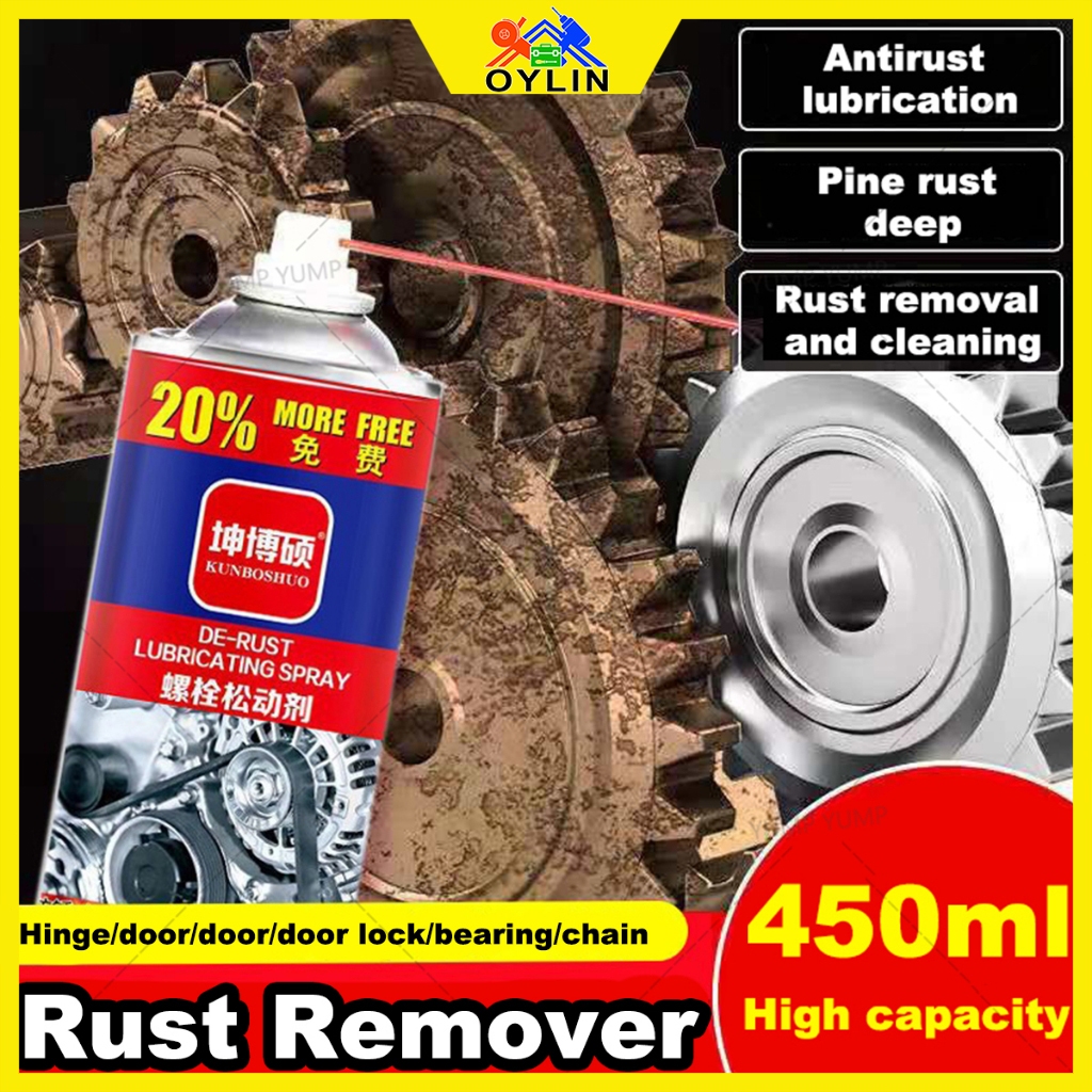 450ml Rust Remover for motorcycle and cars Anti-Rust Lubricants Remove ...