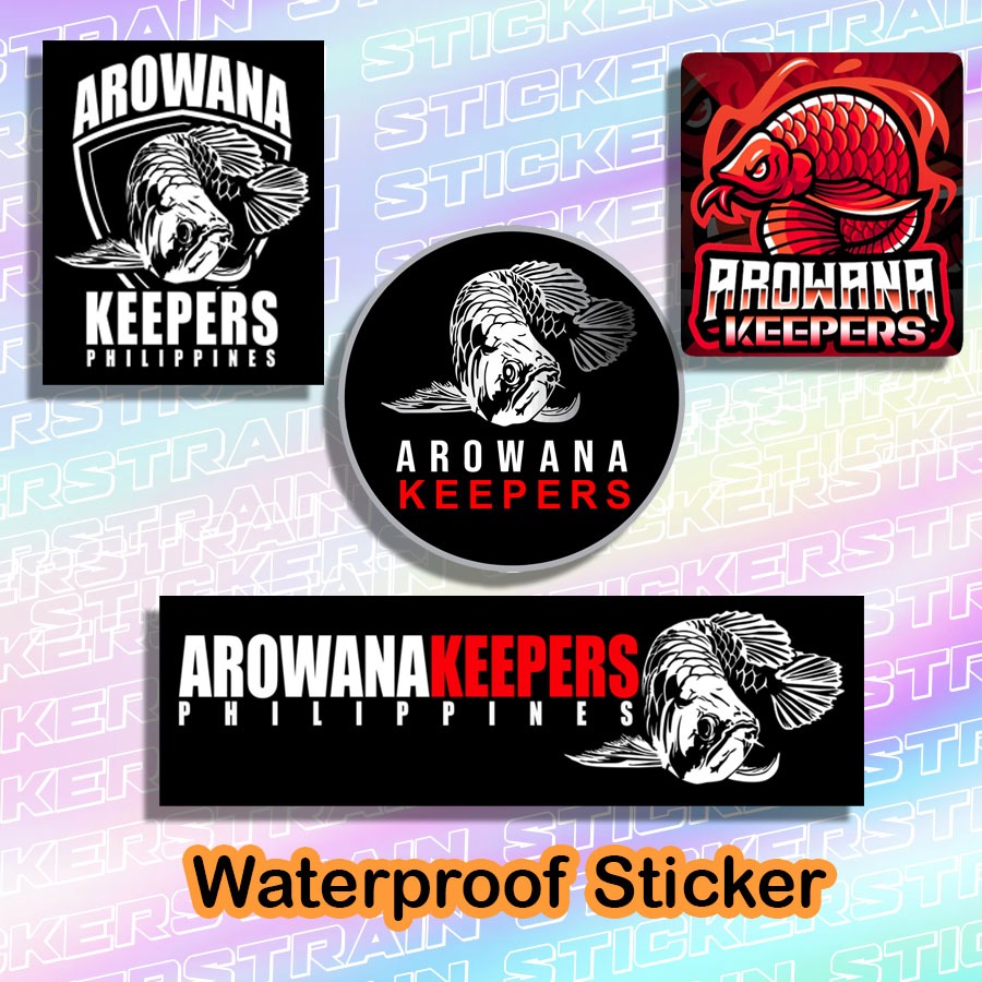 Arowana Keepers Sticker Waterproof Vinyl Stickers | Shopee Philippines